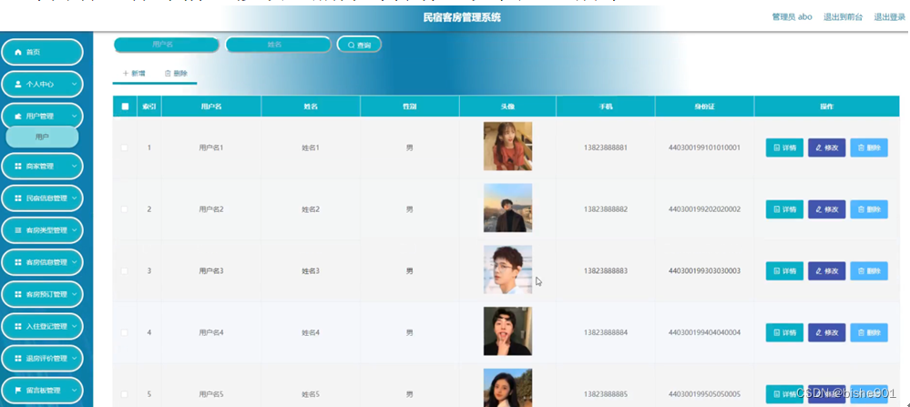【附源码】计算机毕业设计ssm民宿客房管理系统民宿信息管理系统业务流程图表达 Csdn博客