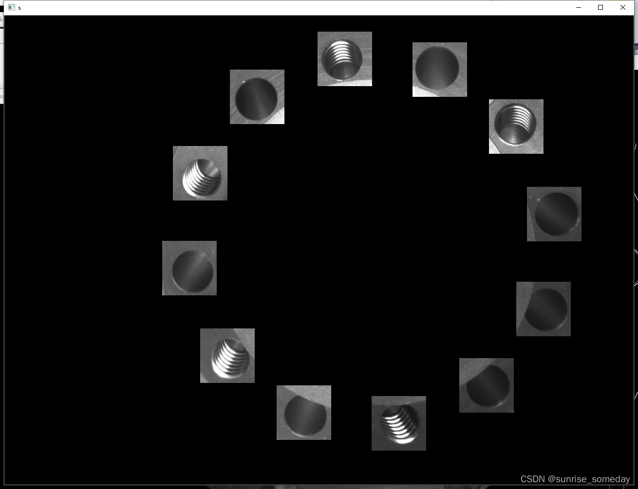基于Opencv的法兰盘螺纹孔位置确定（二）_opencv实时监测和定位螺丝孔_sunrise_someday的博客-CSDN博客