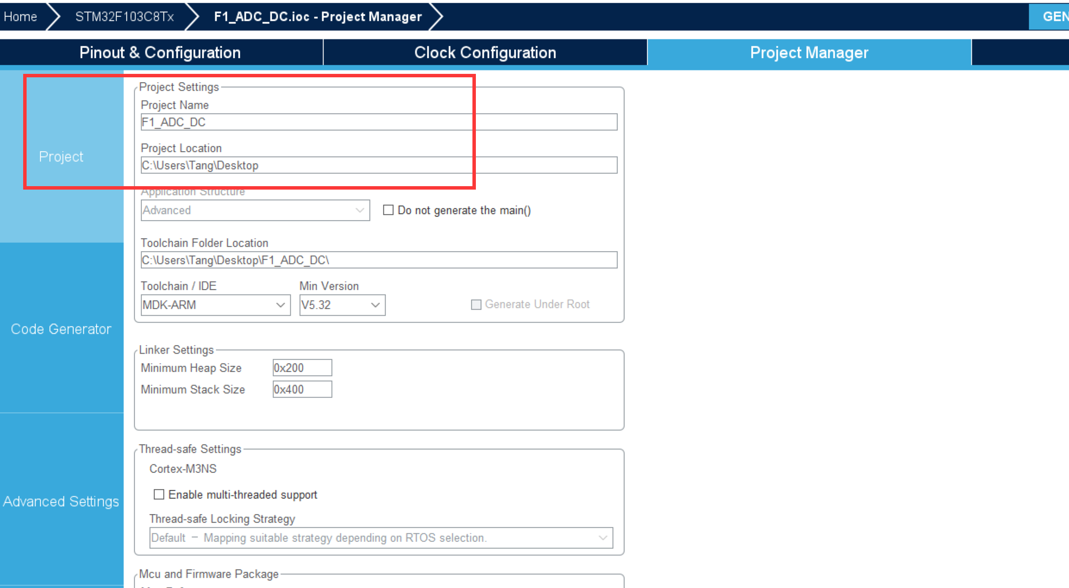 STM32F103+CubeMX+ADC采集直流_stm32f103adc采样率-CSDN博客