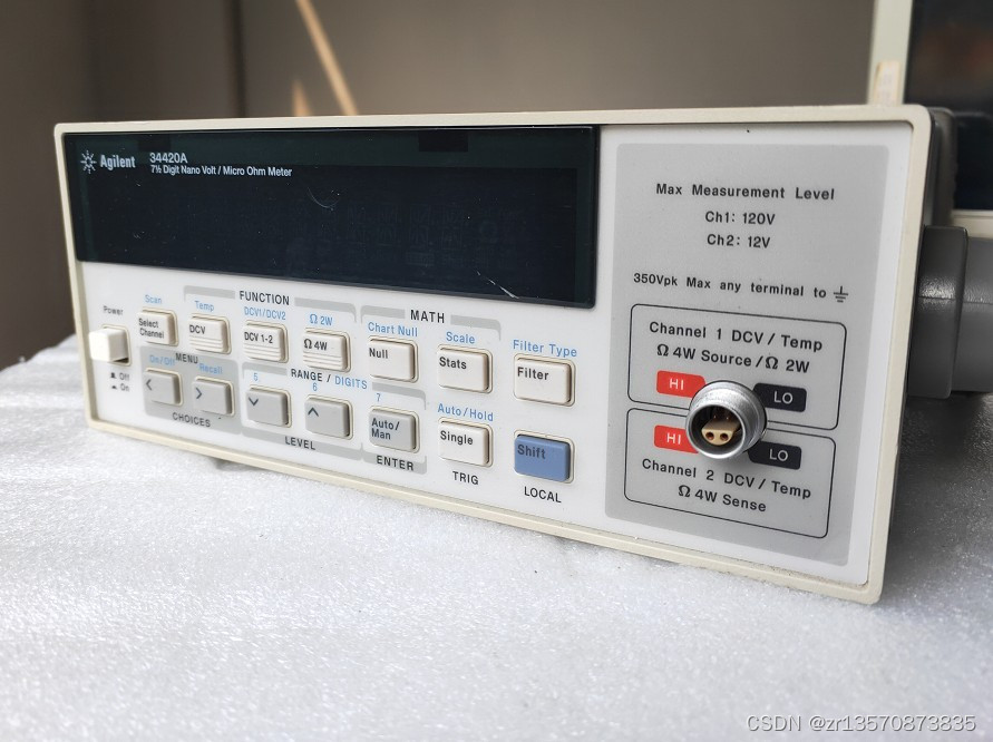 安捷伦Agilent 34420A纳伏表_34420纳伏表的用途-CSDN博客