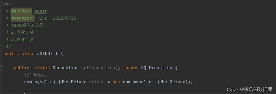 【8013】解决通过JDBC连接数据库new Driver（）出现报错？_driver driver = new driver();为什么会报 ...