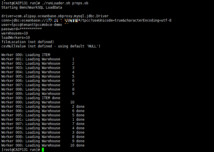 压测工具BenchmarkSQL对OceanBase开源版3.1.2性能测试调优-CSDN博客