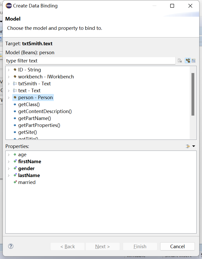 Eclipse插件开发之DataBinding（TableViewer与SWT组件不能同时使用）_eclipse 不再使用 swt-CSDN博客