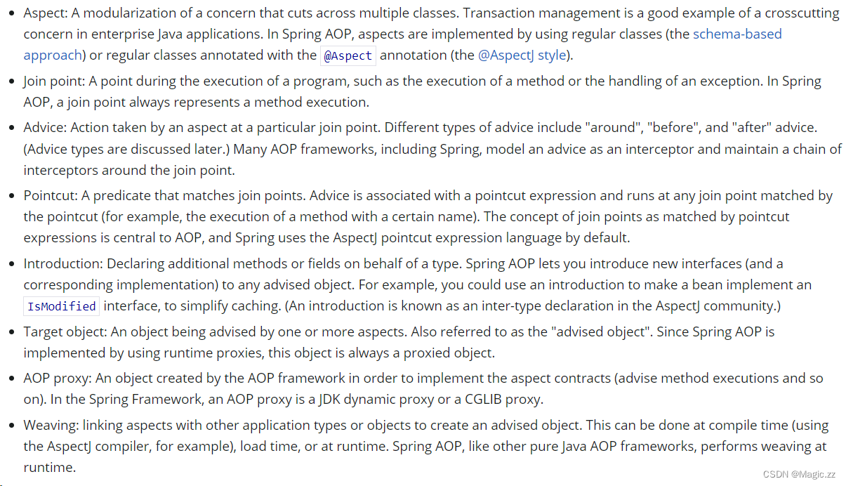 AOP概念及实现-CSDN博客