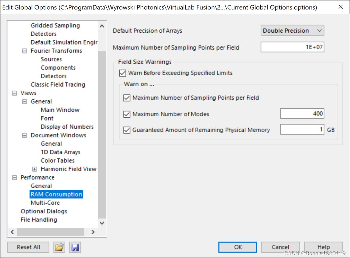 VirtualLab Fusion全局选项中的性能设置_virtual lab 怎么多核计算-CSDN博客