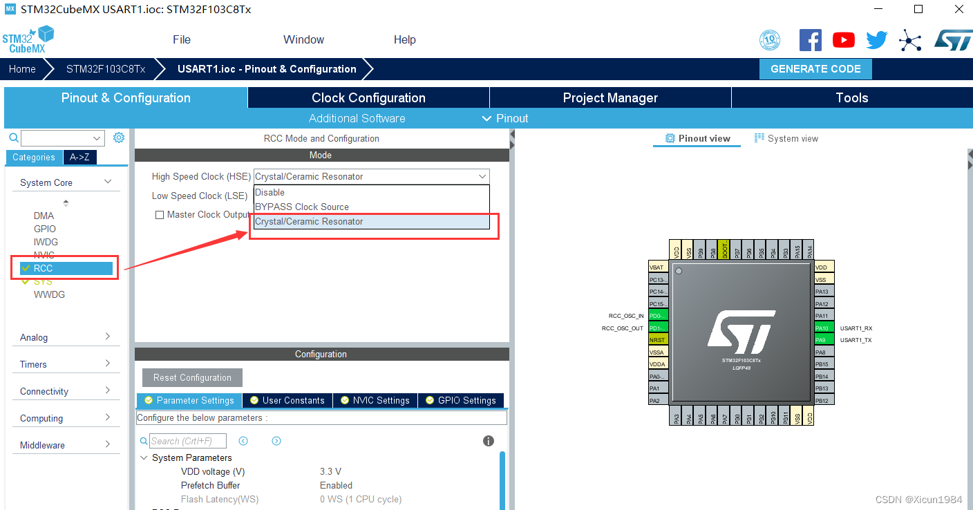 STM32_USART/【嵌入式基础】串口通信操作实例_Xicun1984的博客-CSDN博客_嵌入式串口.md at main · xicun1984/STM32_USART · GitHub
