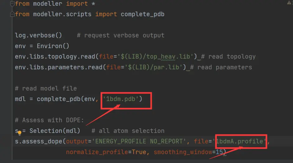 modeller建模-CSDN博客