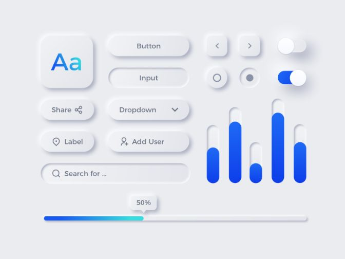 新拟物化UI设计_纯css拟物化风格按钮-CSDN博客