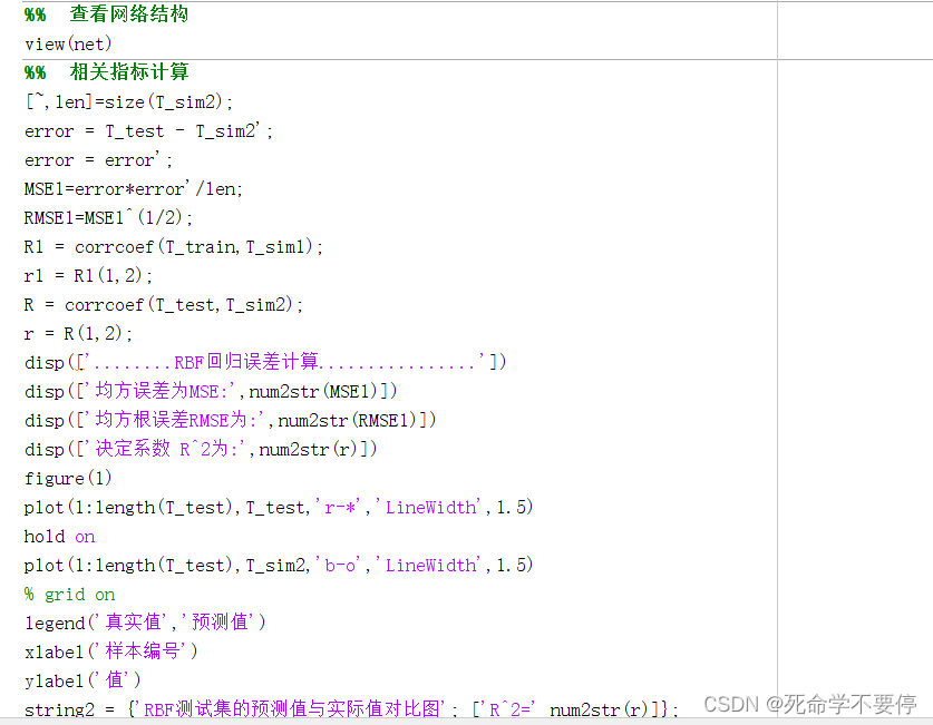 径向基神经网络（rbf）回归预测matlab实现超详细matlab径向基神经网络 Csdn博客