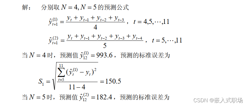 【预测模型】滑动平均法预测销售收入销售收入预测模型 Csdn博客 