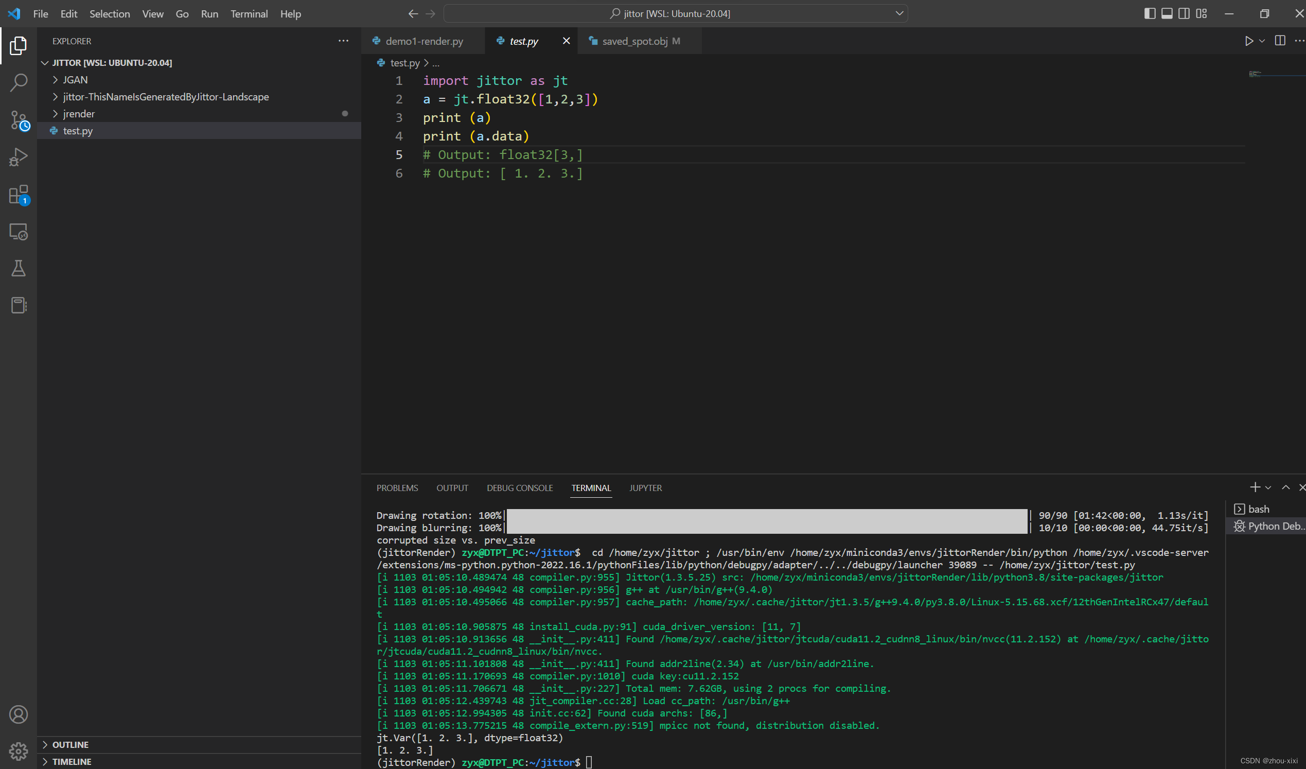 【Jittor入门之一】环境配置：WSL + Anaconda +VSCode_anaconda wsl-CSDN博客