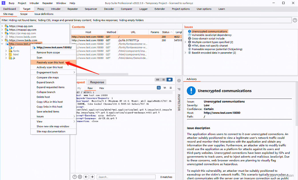 BurpSuite-Target使用_burpsuite target-CSDN博客