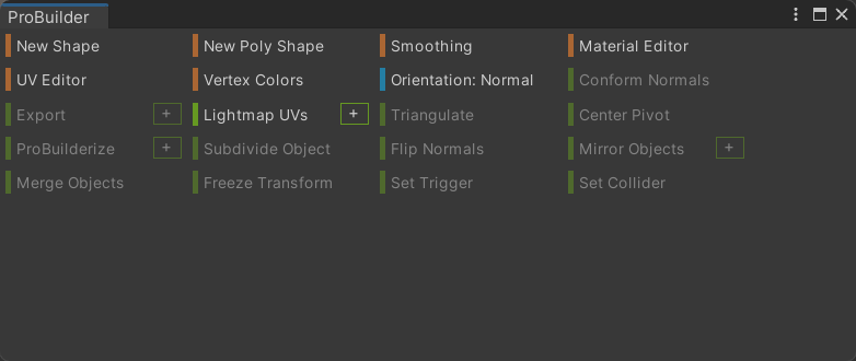 【游戏开发建模】教你使用Unity ProBuilder制作基础模型，搭建场景原型（ 保姆级教程 | Unity 2021最新版）_probuilder教程-CSDN博客