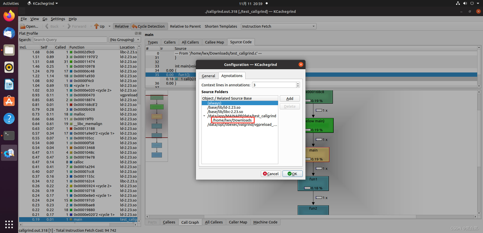 在arm上使用Cachegrind的一些心得_kcachegrind-CSDN博客