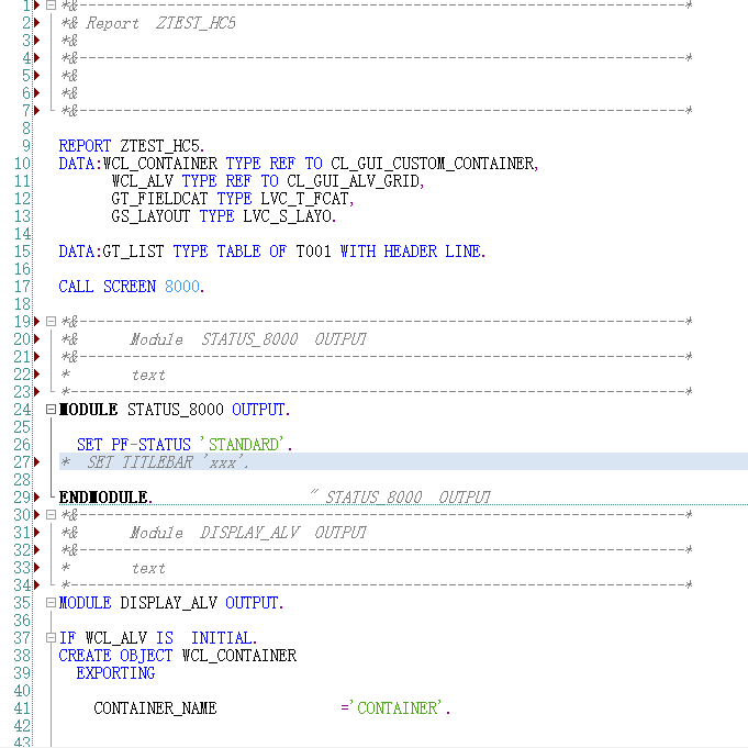 [Abap] The alv statement set_table_FOR_FIRST_DISPLAY method parameter I_SAVE - Programmer Sought