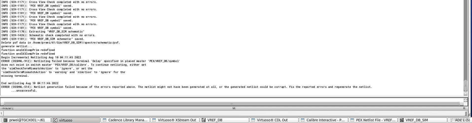 版图后仿问题（1）_netlisting failed because terminal ' specified-CSDN博客