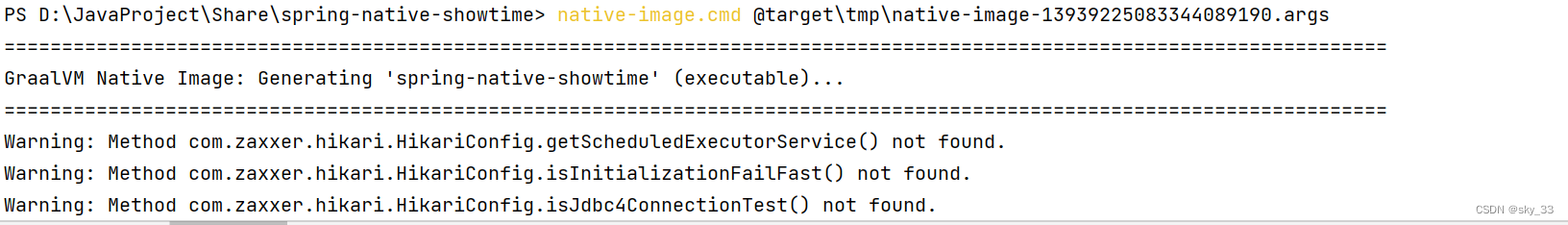 SpringNative：SpringBoot3整合Mybatis构建Native文件_springnative+mybatis-CSDN博客