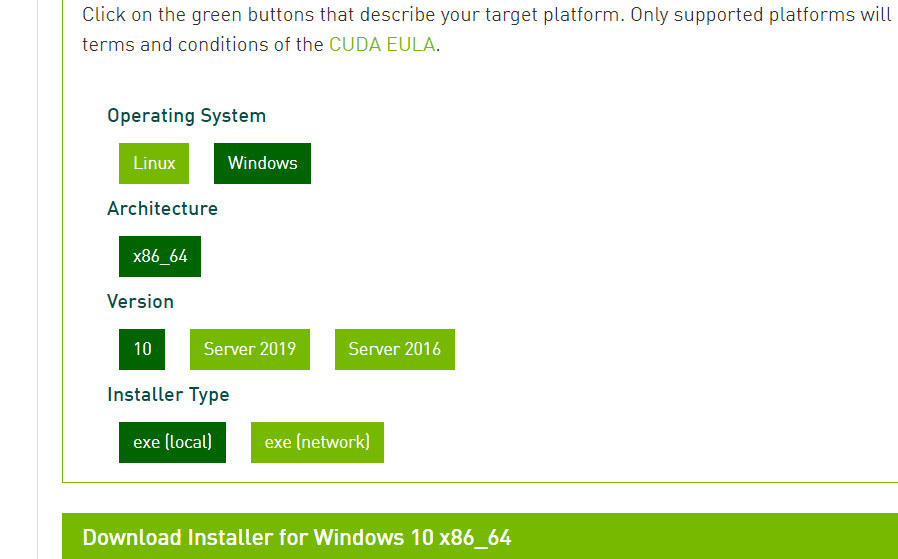 最适合新手入门的CUDA、CUDNN、Pytorch安装教程_cuda安装-CSDN博客