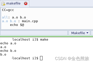 从零开始学习makefile(4)makefile中%、$@、$＜、$^的作用_makefile