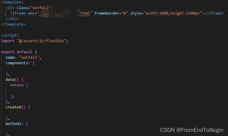 在vue项目中引入html静态页面的一些问题javascriptfromendtobegin Devpress官方社区 5871