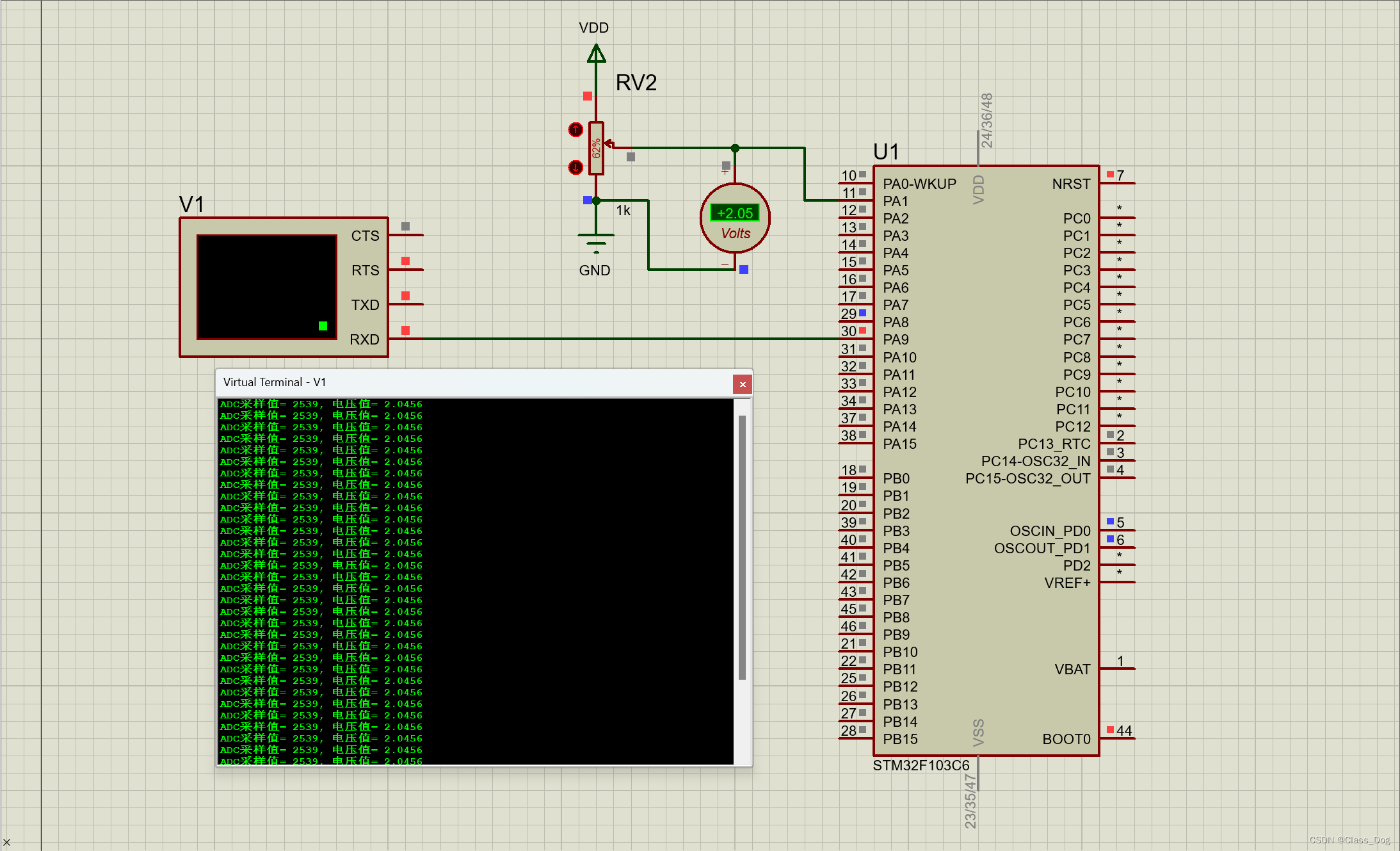Proteus仿真stm32的系列问题（供电网、串口、adc读取问题）vcc And Gnd Nets Are Connected Check Net Gnd Csdn博客 