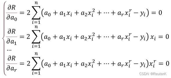 最小二乘法曲线任意阶数拟合及python类实现python最小二乘法拟合曲线 Csdn博客