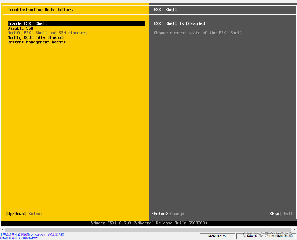 VMWare ESXi 本地登录进入 shell 界面_esxi shell-CSDN博客