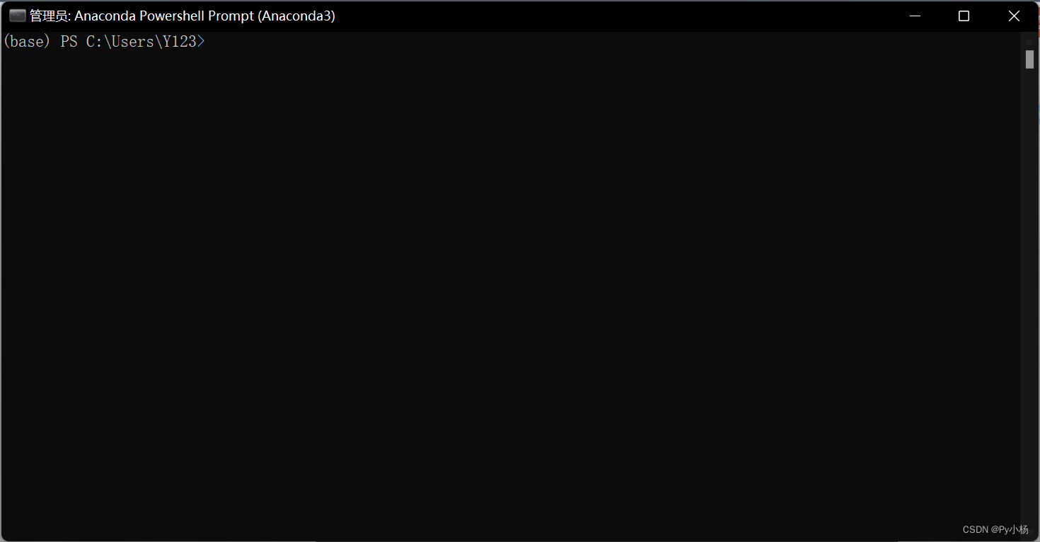 无法将“C:\Users\Y123\Anaconda3\Scripts\conda.exe”项识别为 cmdlet、函数、脚本文件或可运行程序 ...