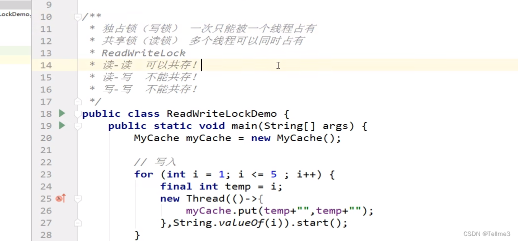 17、读写锁（ReadWriteLock（里面有读锁和写锁））_读写锁 写时可读-CSDN博客