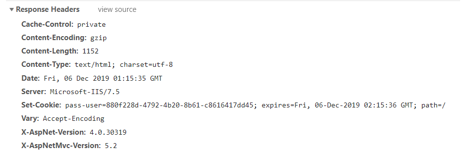 禁用Web服务器HTTP头信息公开 asp.net mvc移除Server, X-Powered-By, 和 X-AspNet-Version、X-AspNetNMvc-Version信息 ...