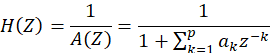 AR参数谱估计(含MATLAB代码)_ar matlab_静静今天想休息的博客-CSDN博客