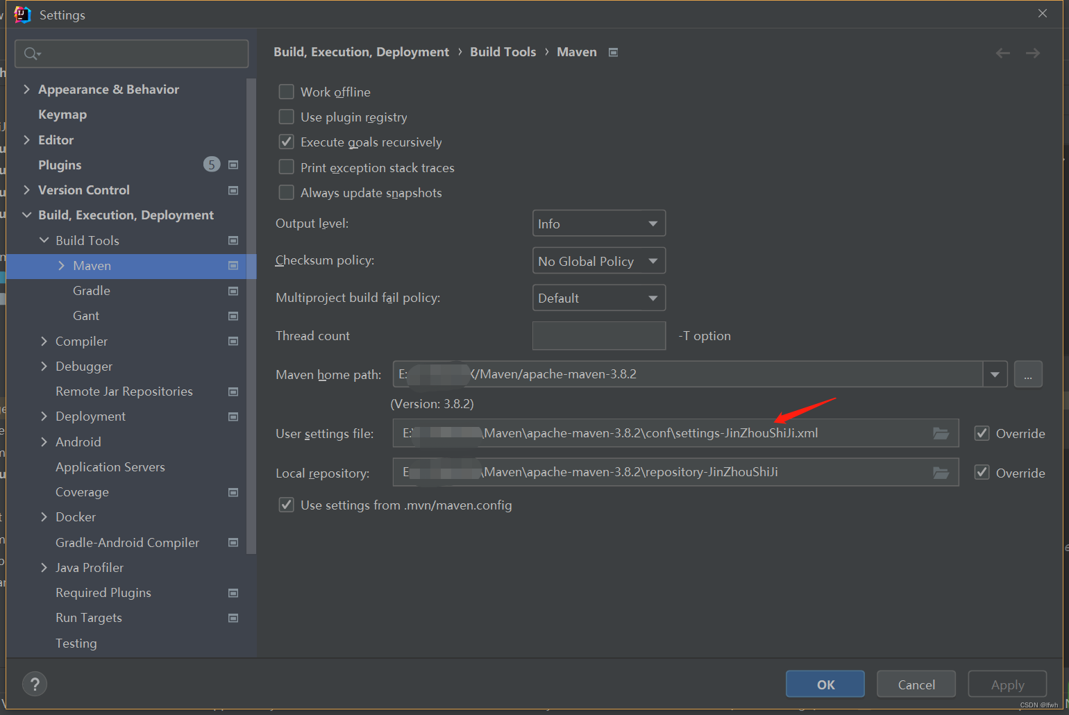 idea中maven配置文件settings.xml没生效问题_idea settings.xml-CSDN博客