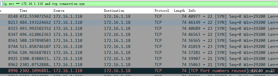 2021年江西省 网络安全”赛题b 6流量分析 中职组详细讲解2继续分析数据包capture Z2pcap发现了大量的扫描数据包找出攻击机的 Ip 地址 Csdn博客