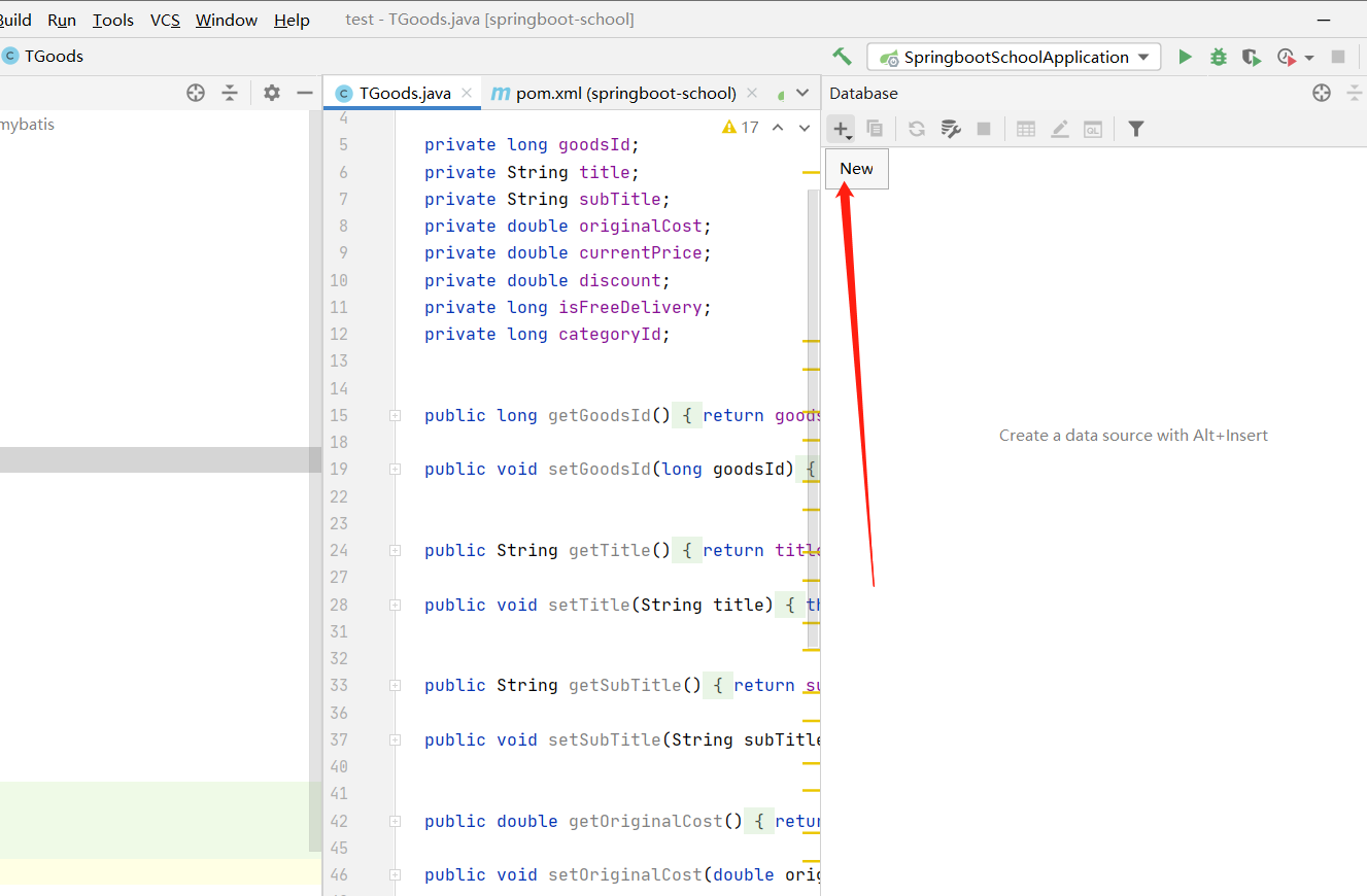 IDEA自动生成pojo实体-CSDN博客