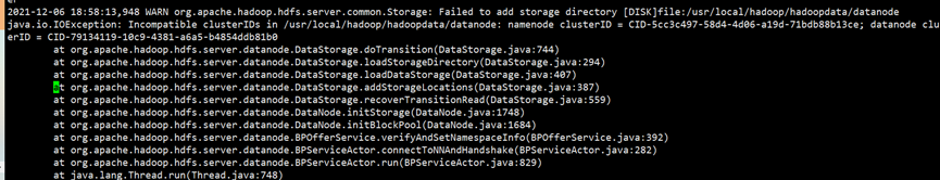 hadoop集群安装常见问题_error namenode.namenode: failed to start namenode.-CSDN博客