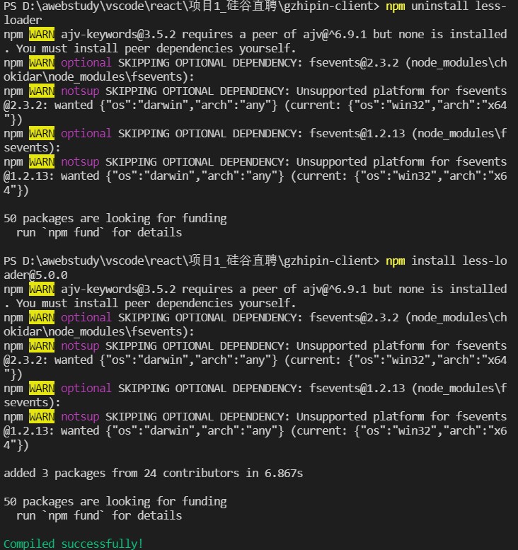 react项目中遇到的问题及解决方法记录(npm)_修改 peer react-CSDN博客