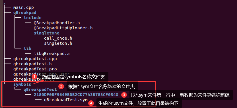 Qt Linux系统使用QBreakpad实战_qbreakpad linux编译-CSDN博客