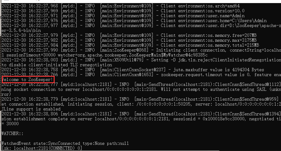 Windows版Zookeeper安装过程及启动图解-CSDN博客