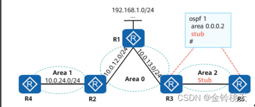 OSPF特殊区域介绍（Stub和Nssa区域）_stub区域-CSDN博客