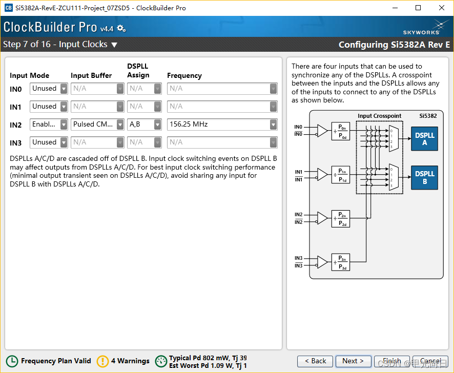 Zynq UltraScale + RFSoC ZCU111专栏2-时钟树配置-SI5382A-CSDN博客