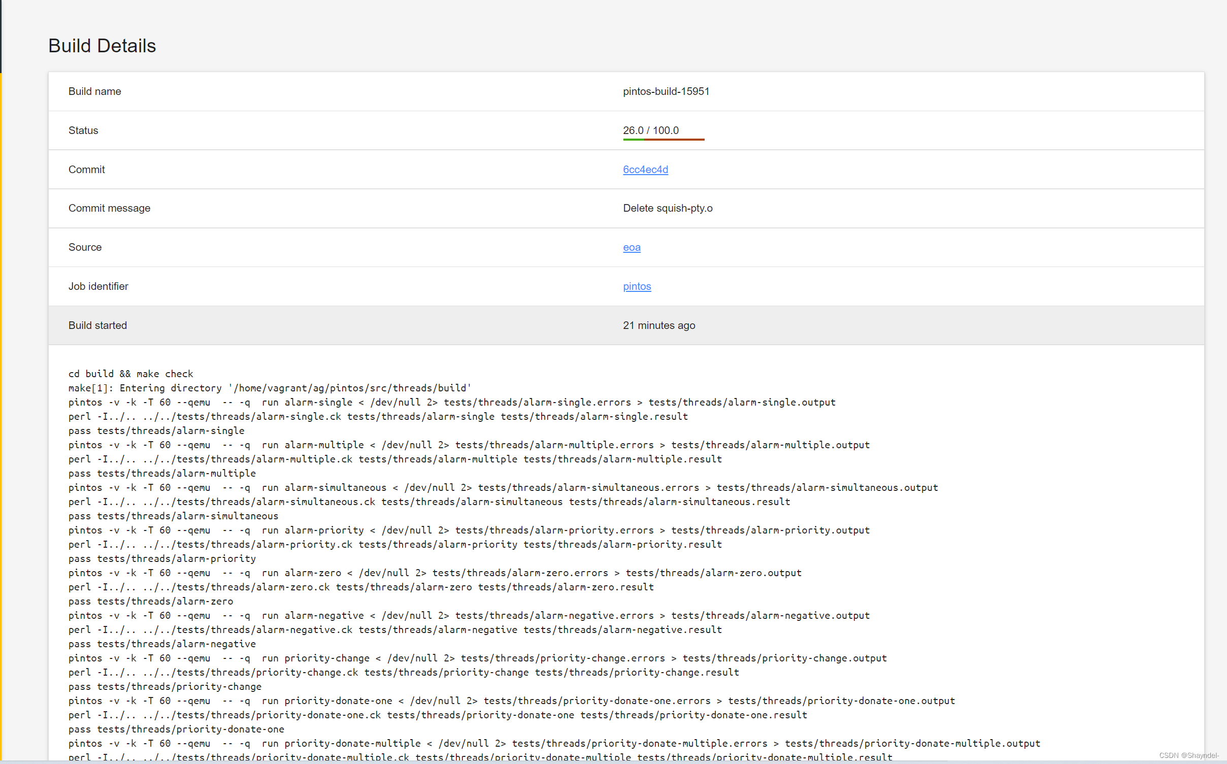 操作系统课设 Pintos-CSDN博客