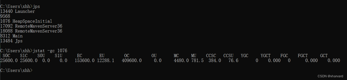 命令行方式查看堆内存分配_如何查看堆内存大小-CSDN博客