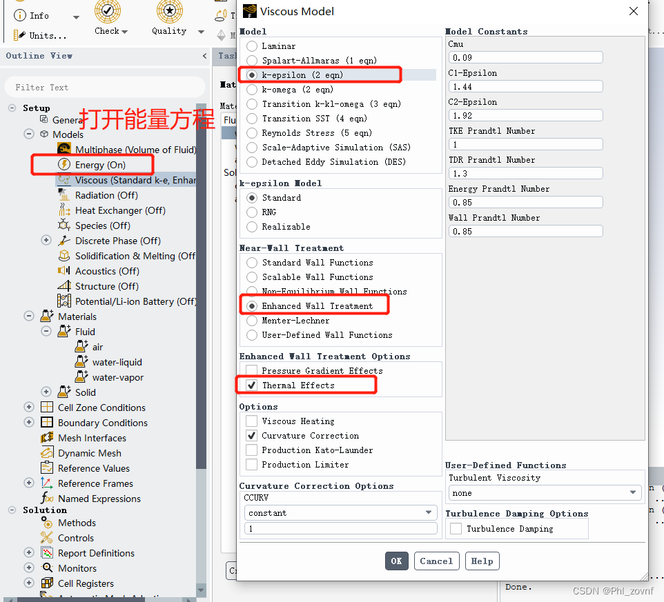 ANSYS 2022R1 Fluent 水沸腾 VOF模型设置_隐式体积力-CSDN博客