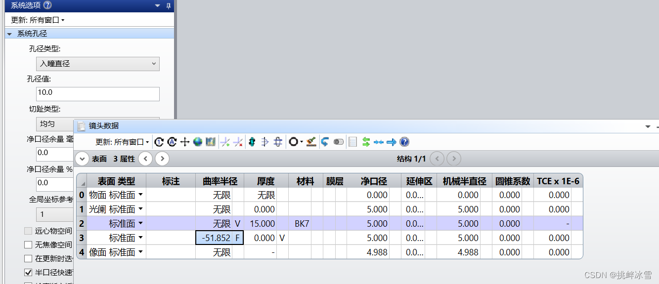 Zemax操作--8（激光扫描系统）_zemax设置光阑-CSDN博客