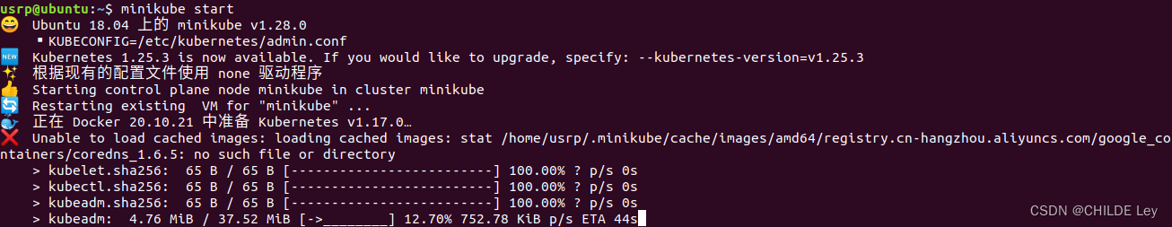 Ubuntu minikube构建集群log_exiting due to guect missing conntrack-CSDN博客