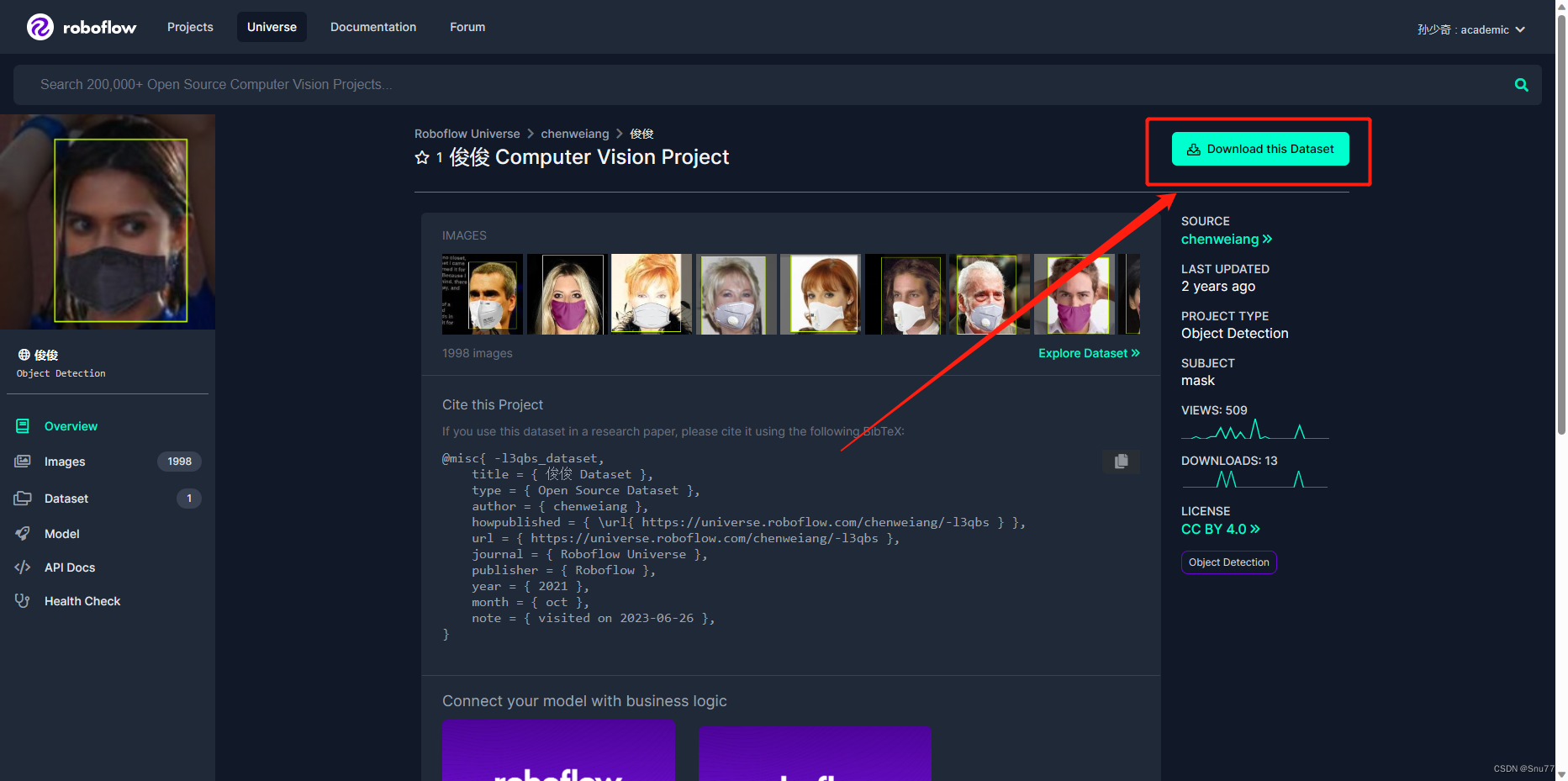 超详细教程YoloV8官方推荐免费数据集网站Roboflow一键导出Voc、COCO、Yolo、Csv等格式_roboflow数据集 ...