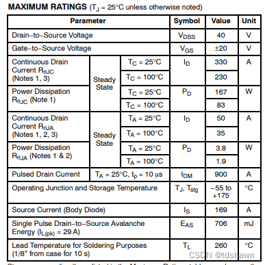 MOSFET 选型_mosfet选型-CSDN博客