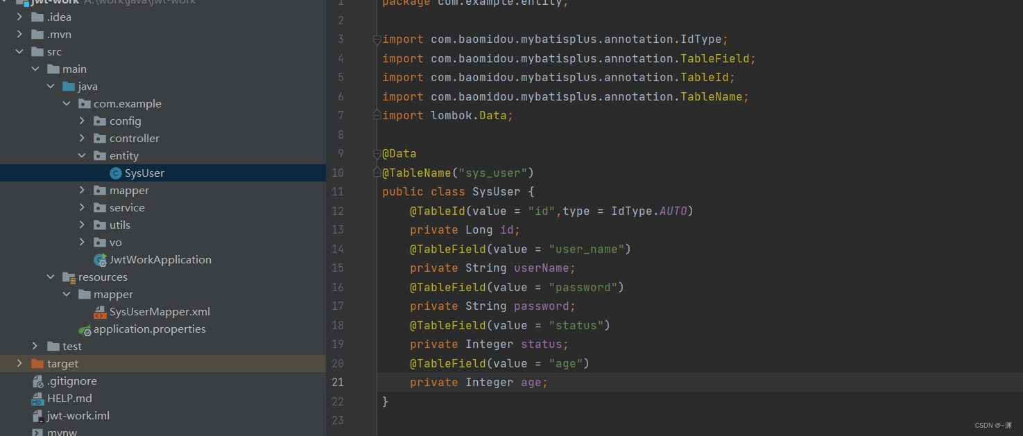 关于JWT登录拦截验证token方式一_jwtutil.gettoken-CSDN博客