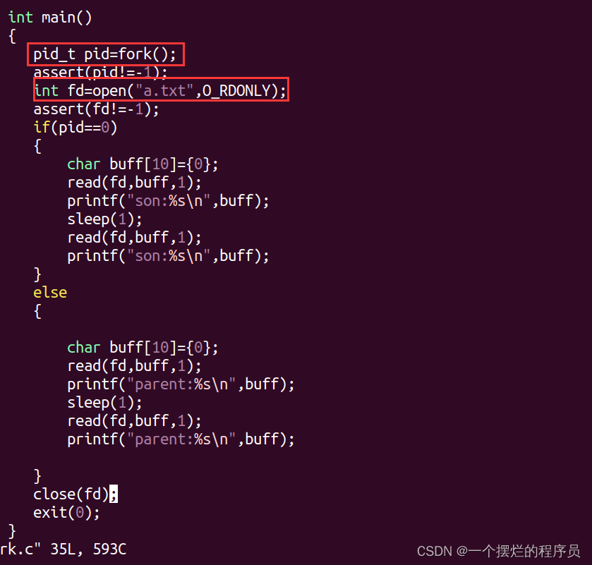 Linux操作系统之文件操作使用linux文件系统调用从atxt中读100个字节复制到文件btxt中 Csdn博客