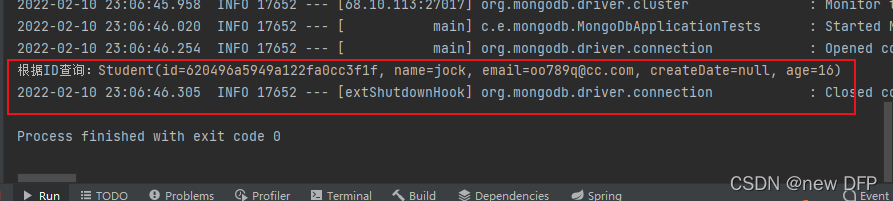Springboot整合mongodb 简单的操作mongotemplate、添加数据、查询数据、条件查询、模糊查询、分页查询。spring Mongdb 打印查询条件 Csdn博客